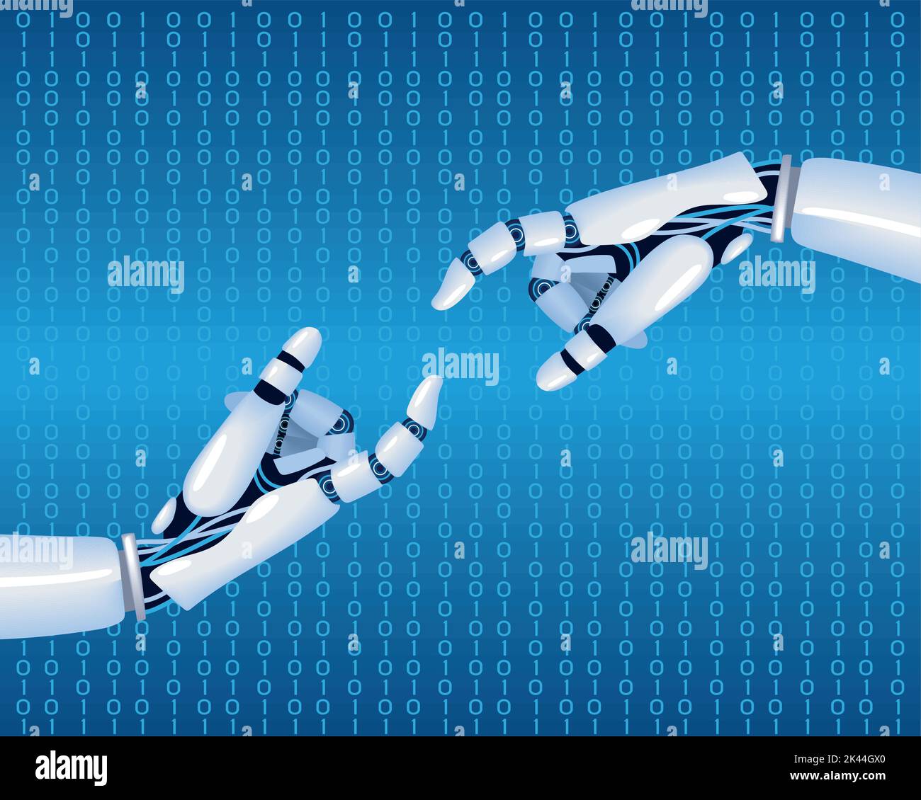 artificial intelligence robots arms Stock Vector Image & Art - Alamy