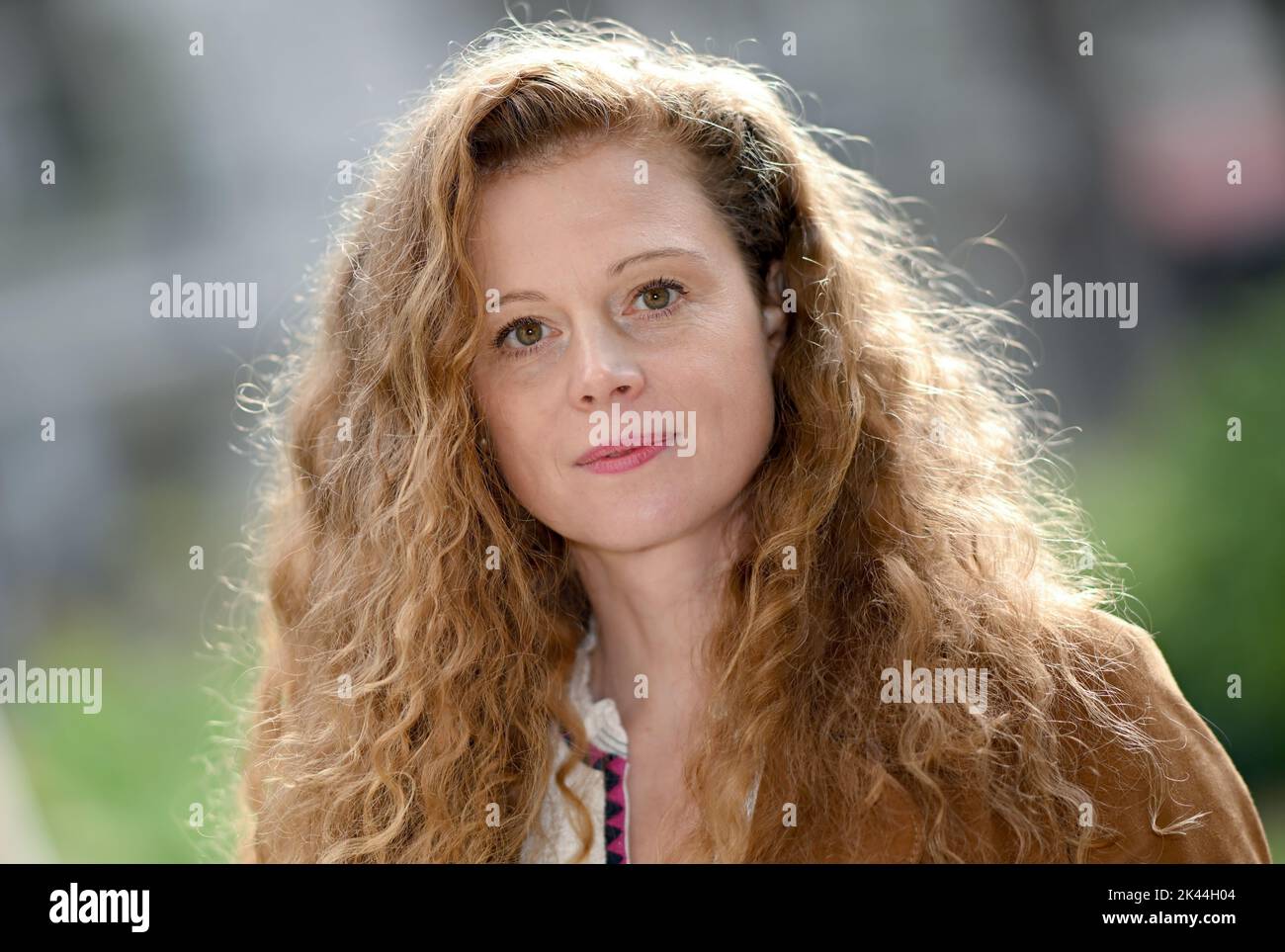 Berlin, Germany. 28th Sep, 2022. Actress Anja Antonowicz at an exclusive dpa photo shoot. German ...