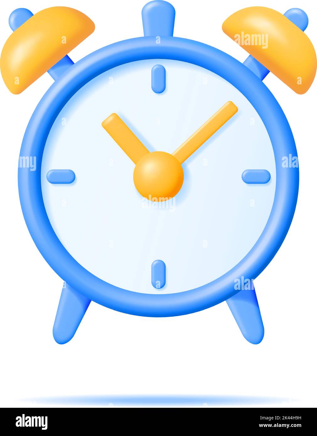 3D Simple Classic Round Wall Clock Isolated Stock Vector Image & Art ...