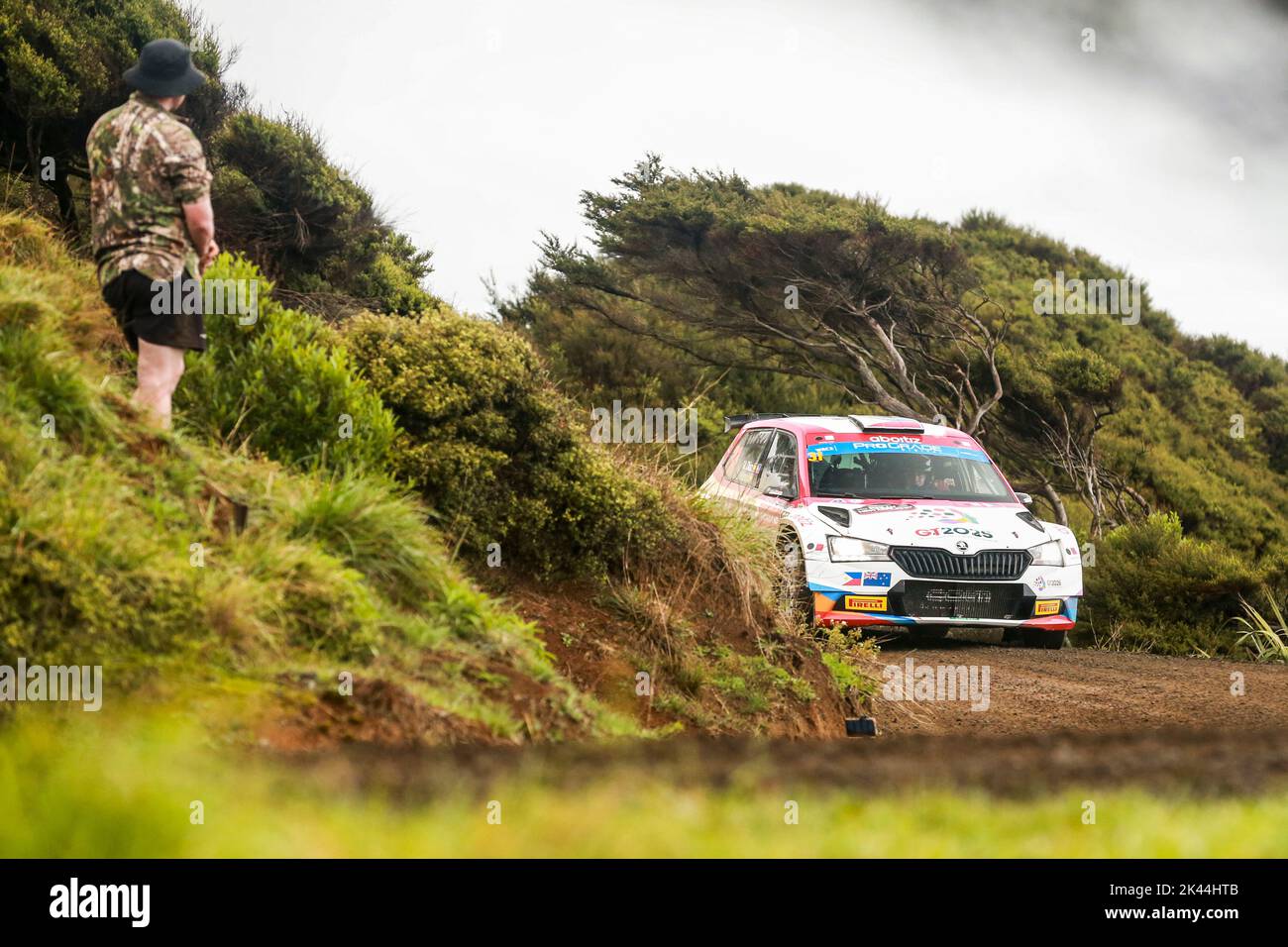 Auckland, New Zealand - 29/09/2022, 31 DIAZ ABOITIZ Miguel (esp), HEREU Jordi (esp), Skoda Fabia ...