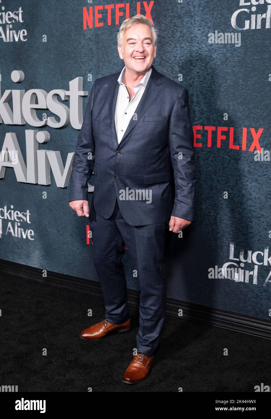 New York, NY - September 29, 2022: Mike Barker attends Luckiest Girl ...