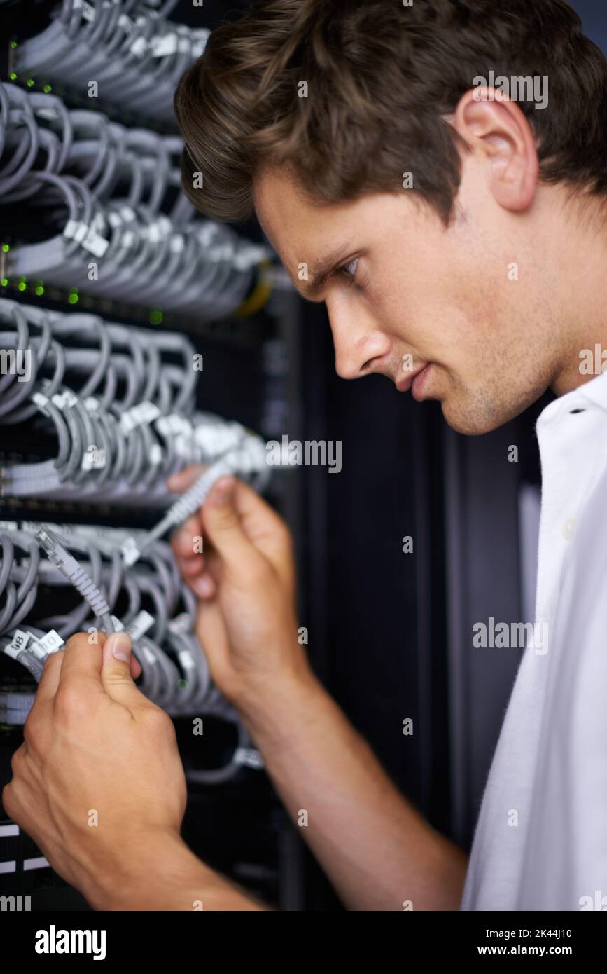 Technician computer equipment hi-res stock photography and images - Alamy