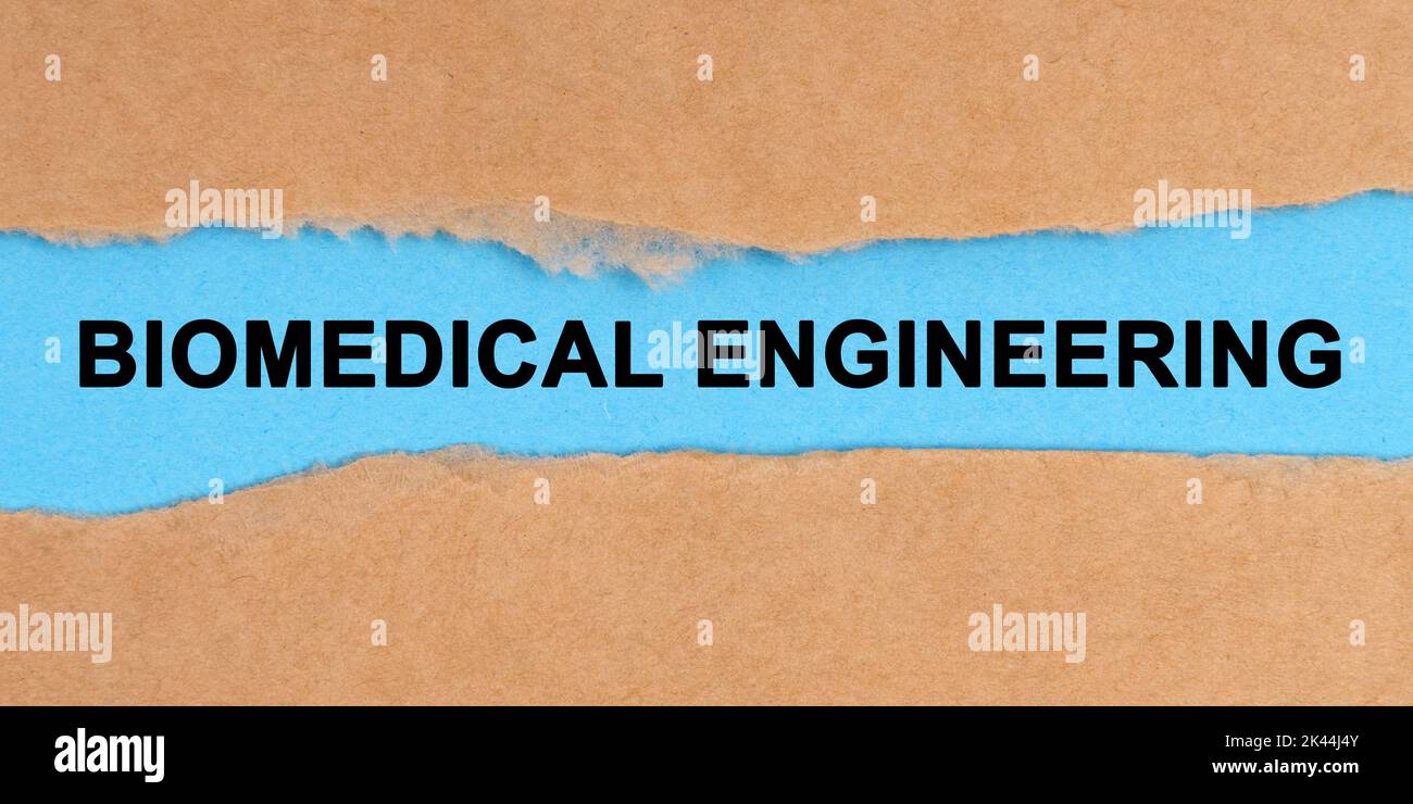 Medicine concept. The paper is ripped in the middle. Inside on a blue ...