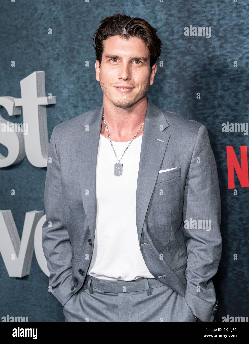 New York, NY - September 29, 2022: Alex Barone attends Luckiest Girl Alive NYC Premiere at Paris ...