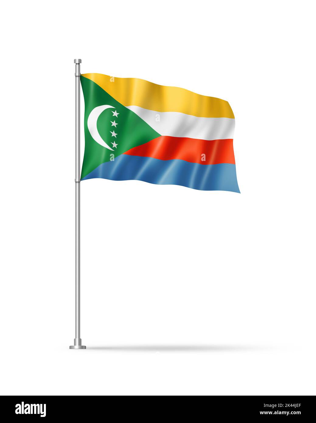 National flag of the comoros Cut Out Stock Images & Pictures - Alamy