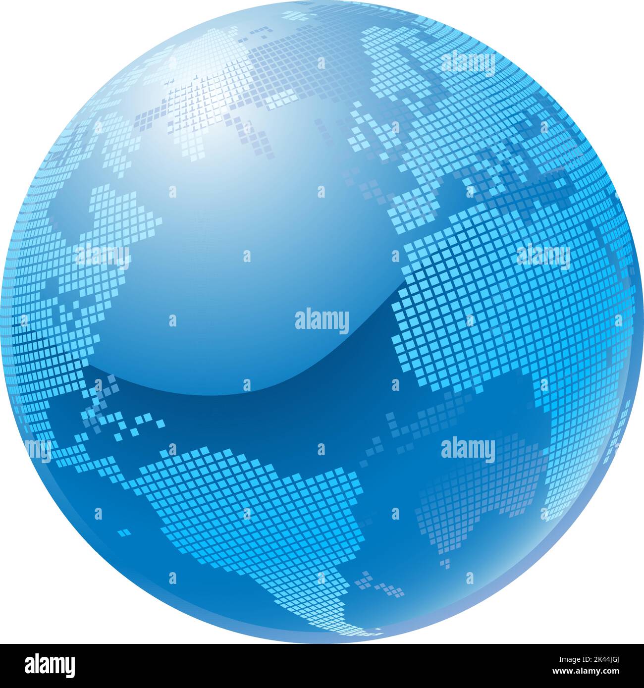 3D World Earth Globe Technology Concept Stock Vector Image & Art - Alamy