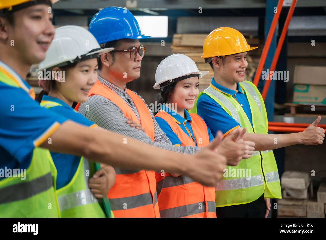 Teamwork engineer professional logistics and transportation Business of ...