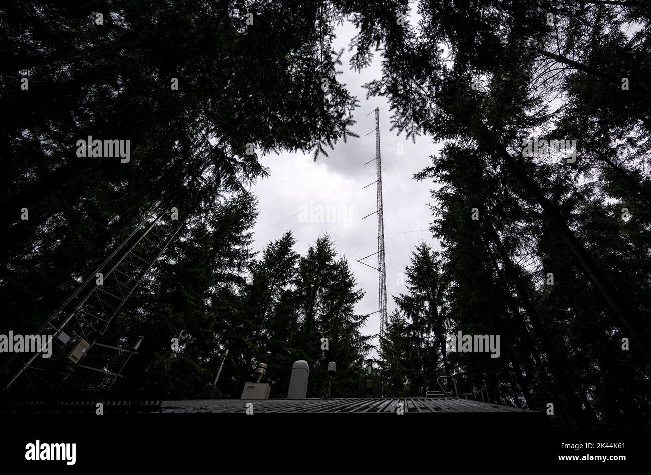 Research station ICOS in Hyltemossa in the forest outside Perstorp ...