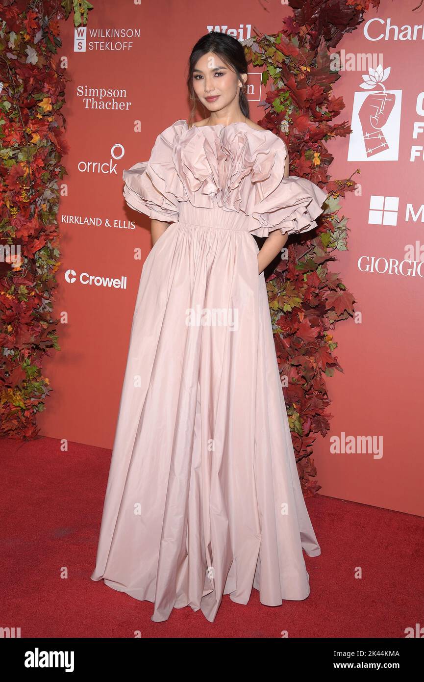 New York, NY, September 29, 2022. Gemma Chan attends the Albie Awards ...