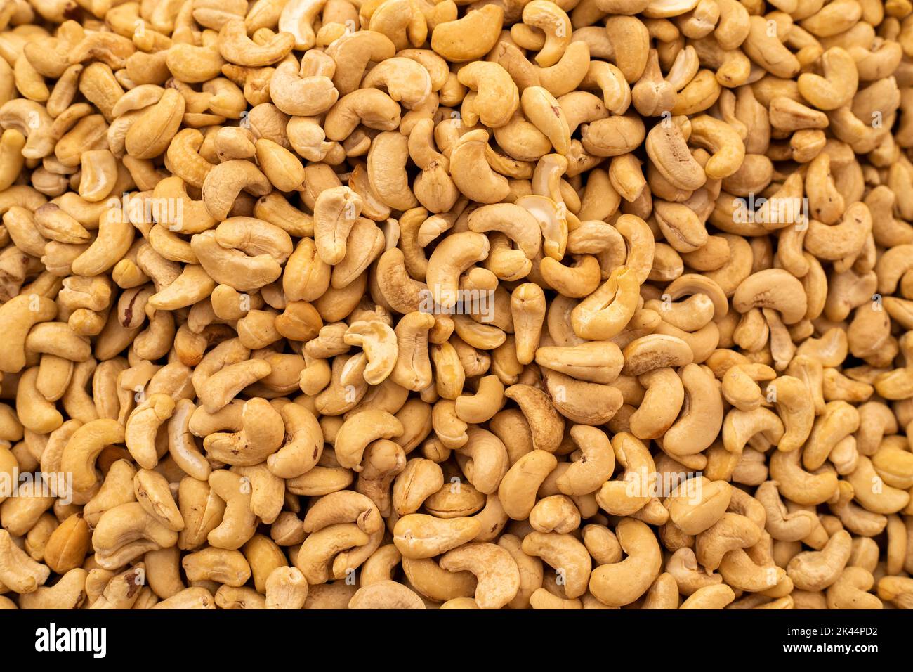 Anacardium occidentale - Organic peeled cashews at the flea market ...