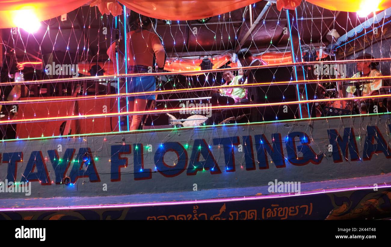 Let's Glow Together Night Parade Floats event on Beach Road in Pattaya ...