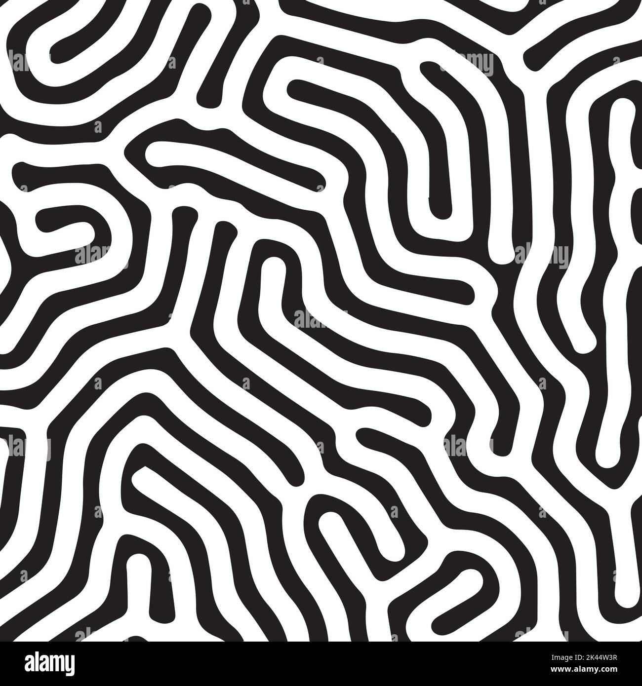 Black Abstract Organic Turing Patern Stock Vector Image And Art Alamy