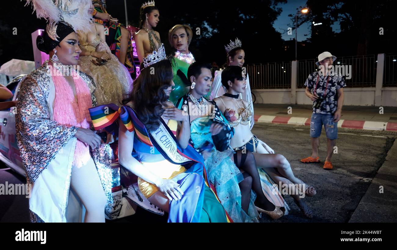 Queen of the Parade Let's Glow Together Night Parade event on Beach ...