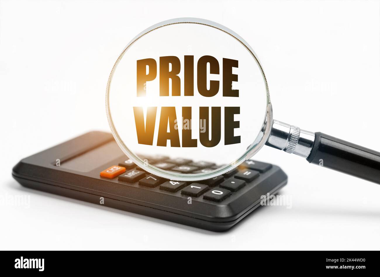 Business and finance concept. On the table is a calculator and a ...