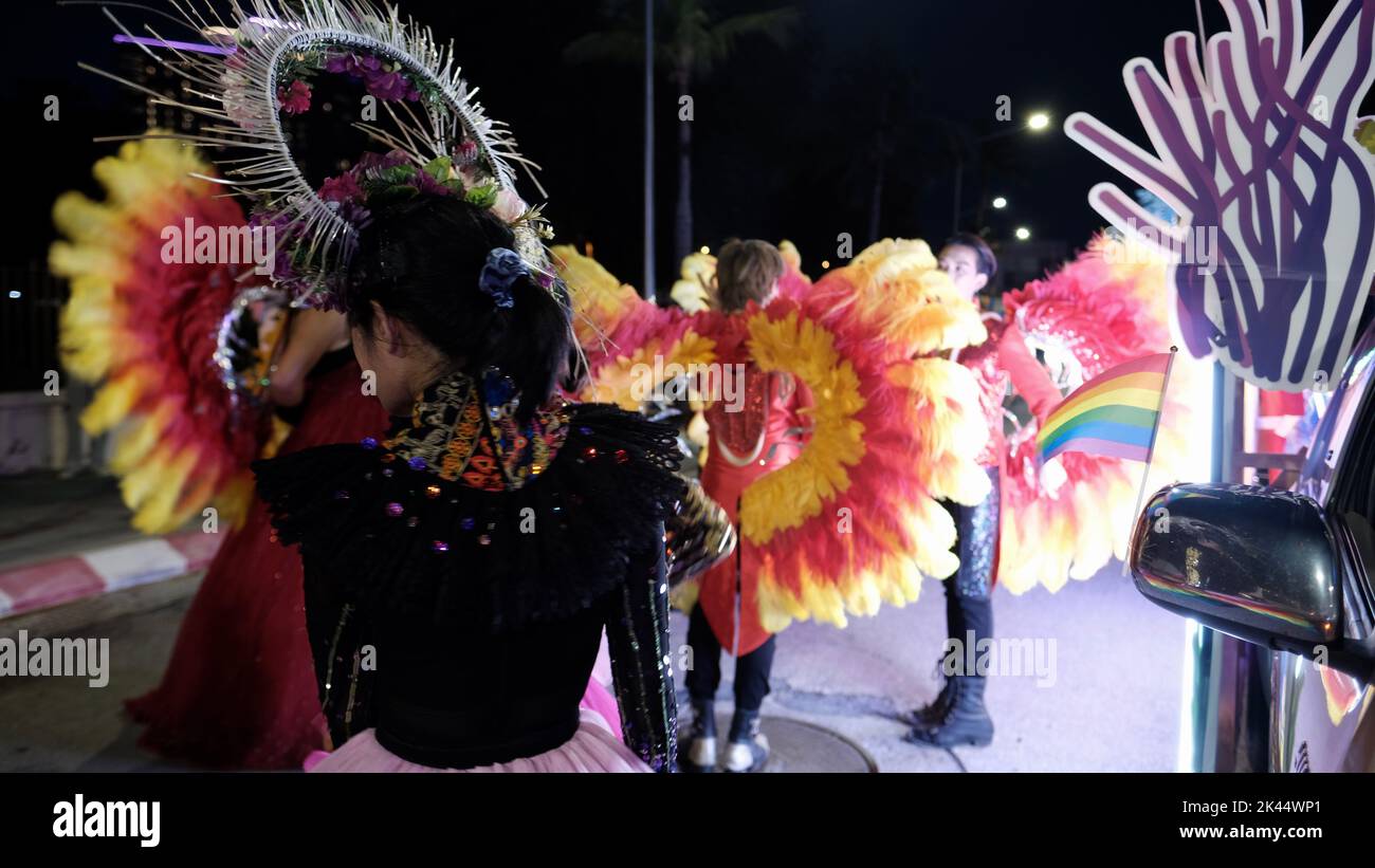 Let's Glow Together Night Parade event on Beach Road in Pattaya ...