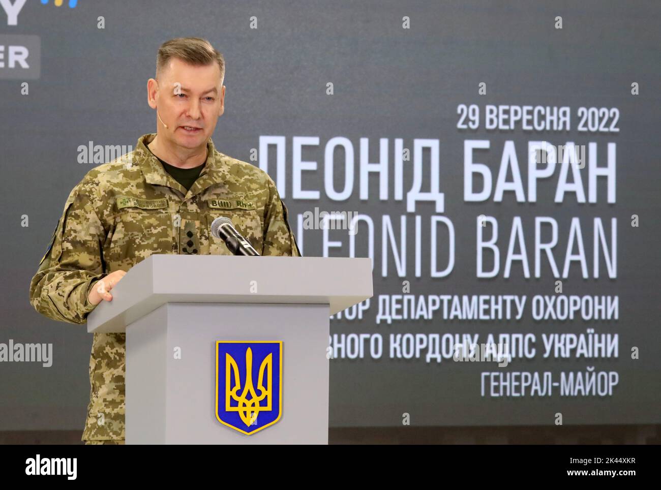 Non Exclusive: KYIV, UKRAINE - SEPTEMBER 29, 2022 - Director of the ...