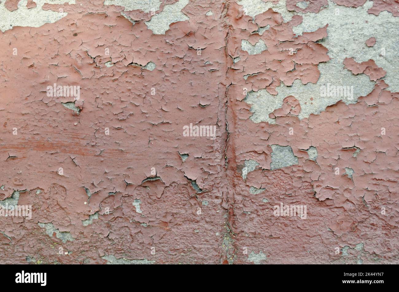 Brick Wall Peeling Paint - Stock Image Stock Photo - Alamy