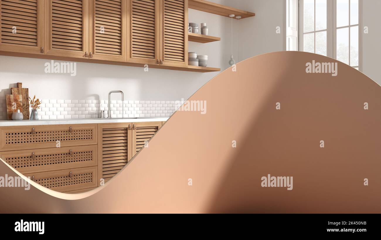 Abstract architecture background, wavy fluid shape, creative wall ...