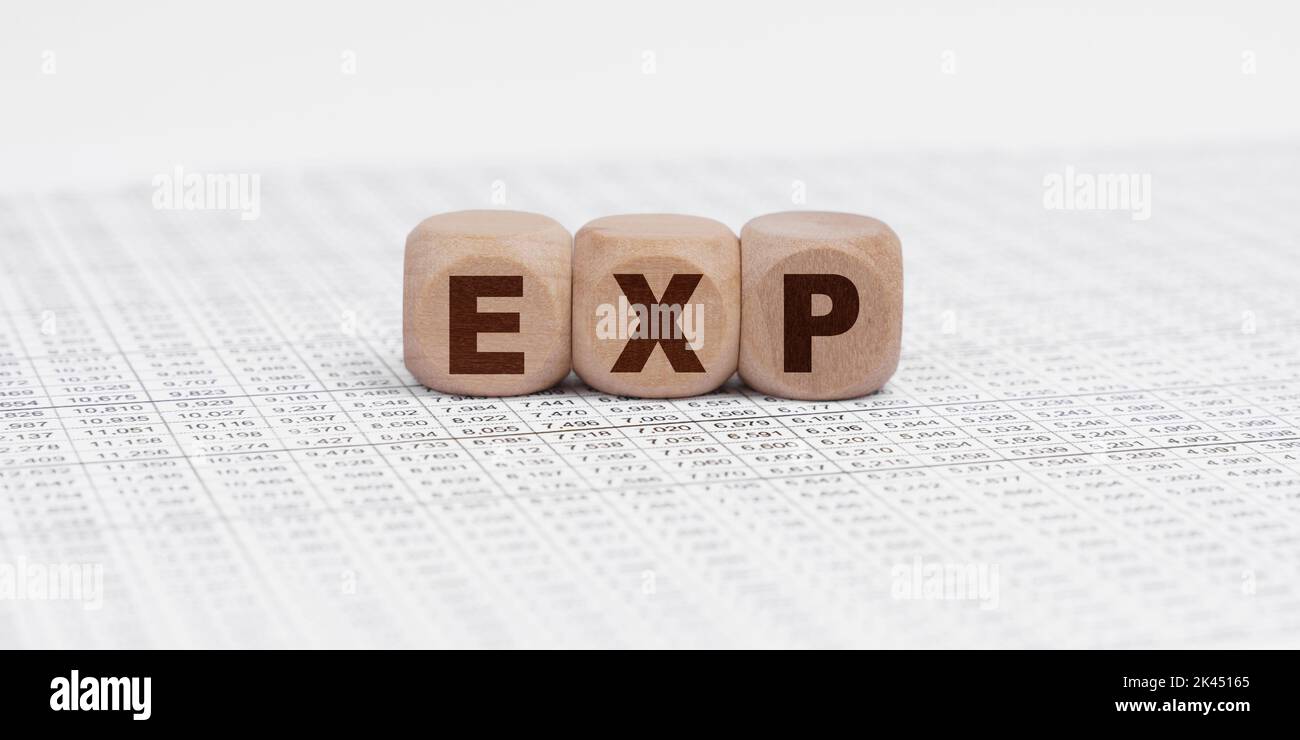 Exp cube hi-res stock photography and images - Alamy