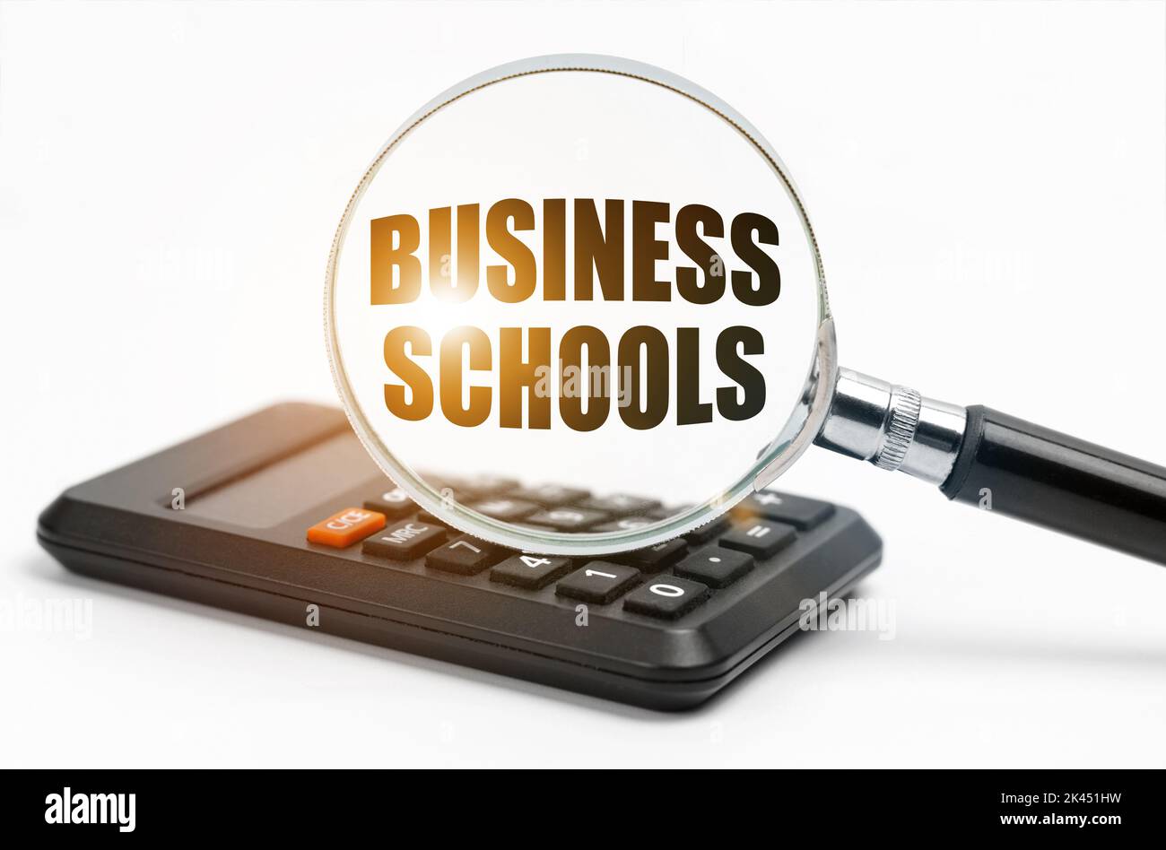 Business and finance concept. On the table is a calculator and a ...