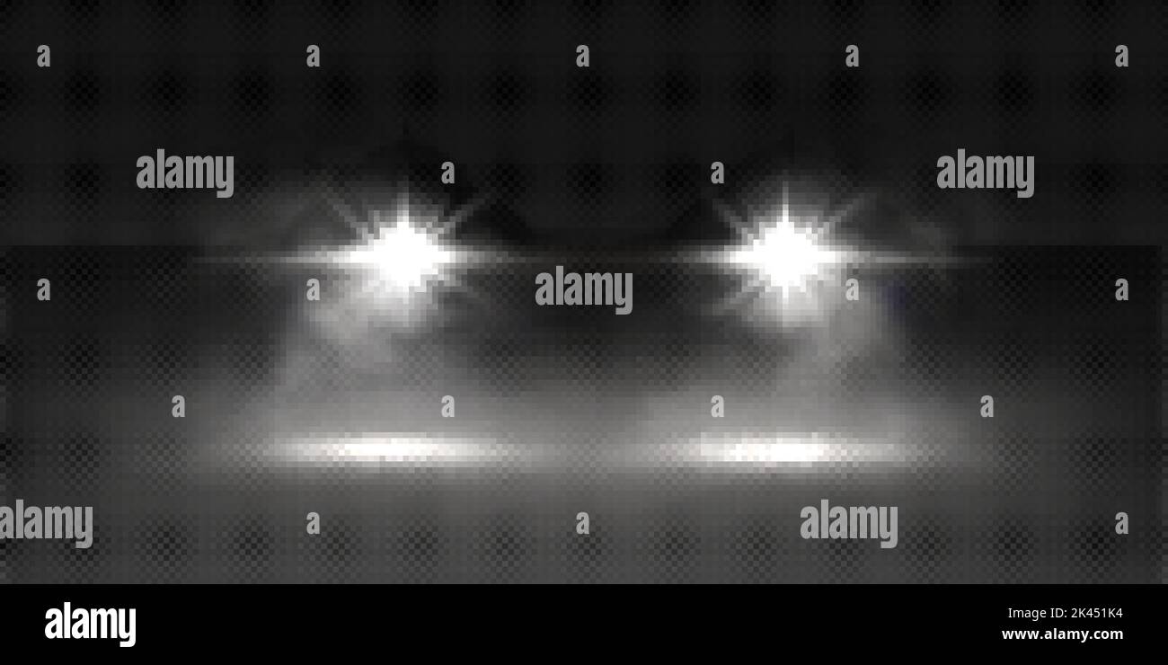 Fog lamps car Stock Vector Images - Alamy