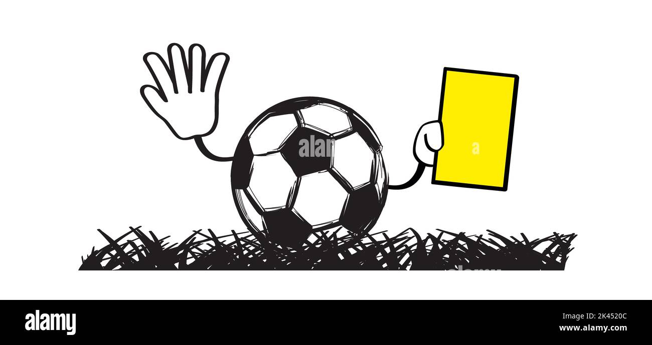 Referee cards yellow, is used as a warning or punishment for a ...