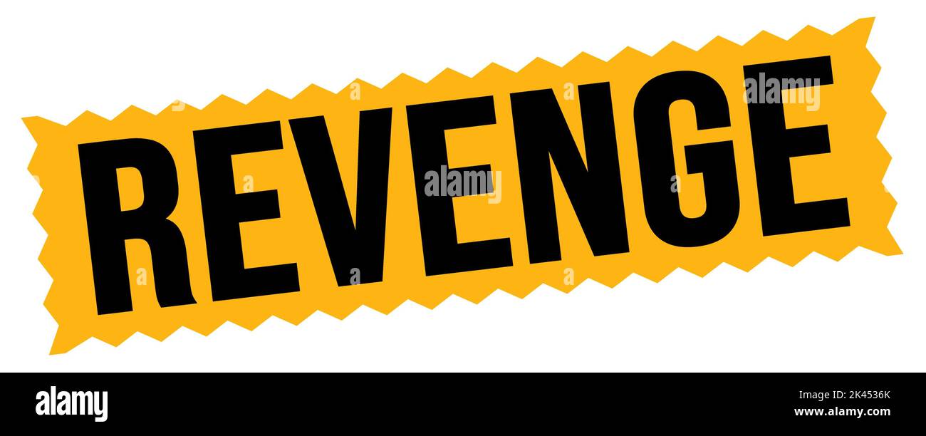 Revenge word written on hi-res stock photography and images - Alamy