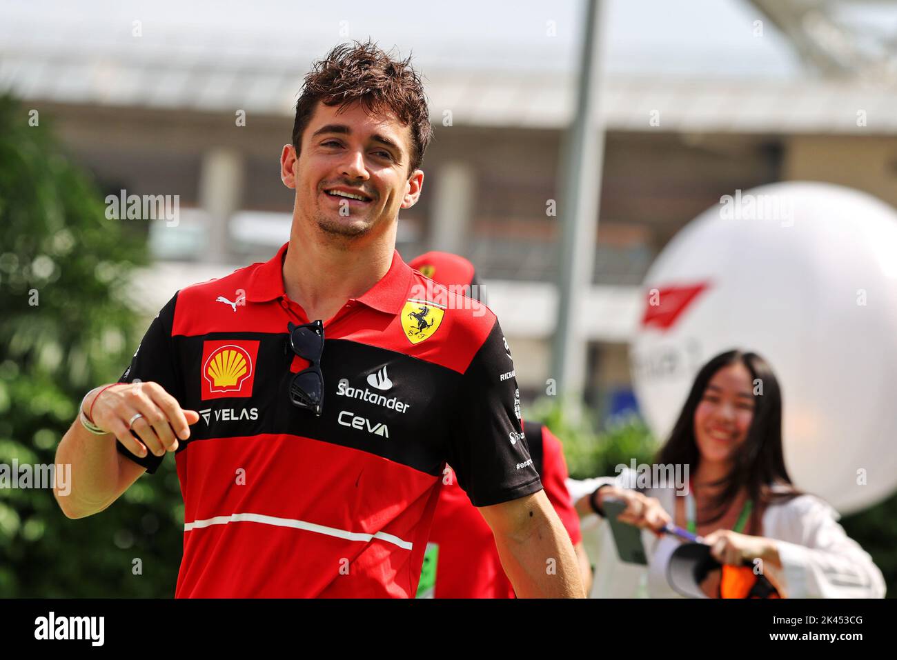 Singapore, 30/09/2022, Charles Leclerc (MON) Ferrari. Singapore Grand ...