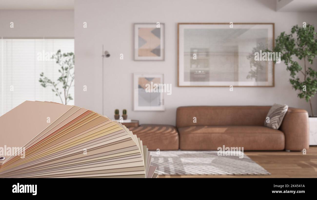 Color palette sample picker leather hi-res stock photography and images ...