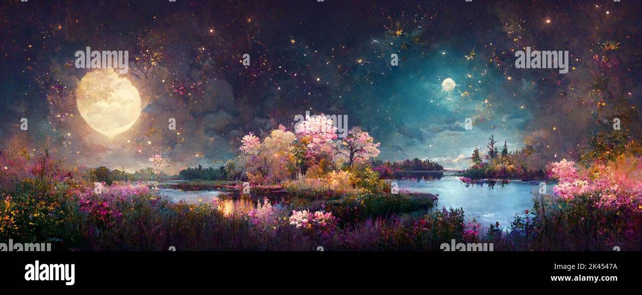 Fantasy Art Landscapes Night