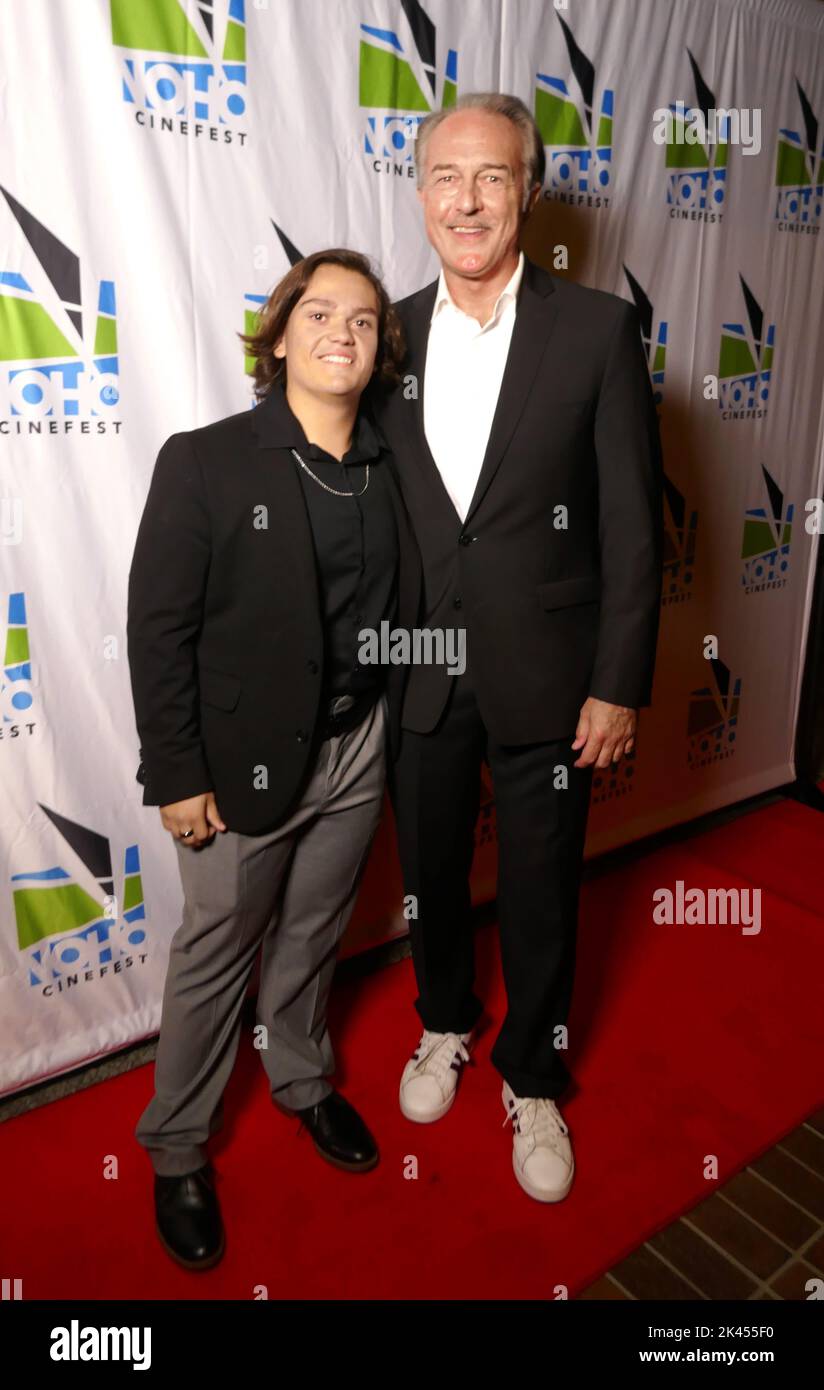 Glendale, California, USA 29th September 2022 Actor Alex Keever and ...