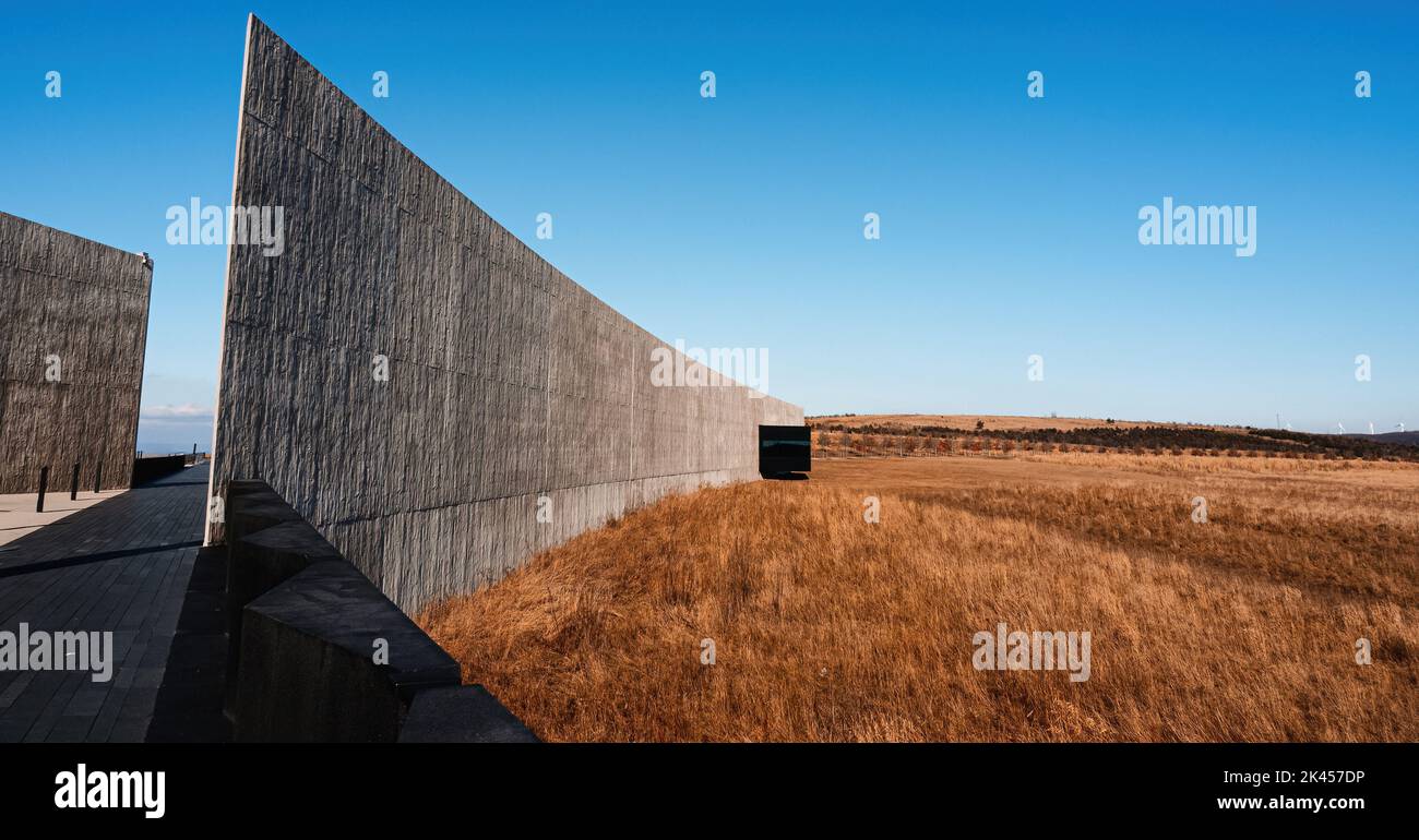 The building of Flight 93 National Memorial Stock Photo - Alamy
