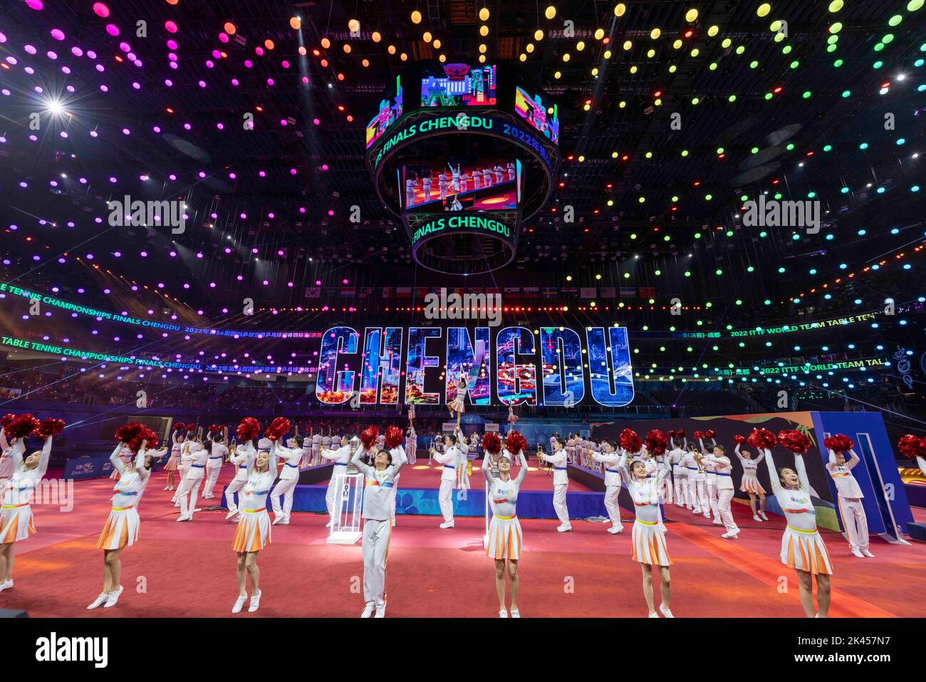 CHENGDU, CHINA - SEPTEMBER 29, 2022 - Dancers perform during the ...