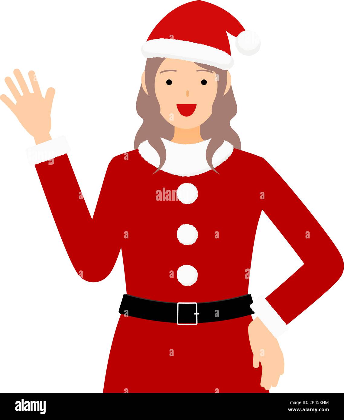 Santa woman christian Stock Vector Images - Alamy