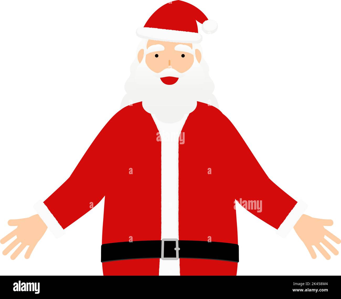 Santa claus in shopping Stock Vector Images - Alamy