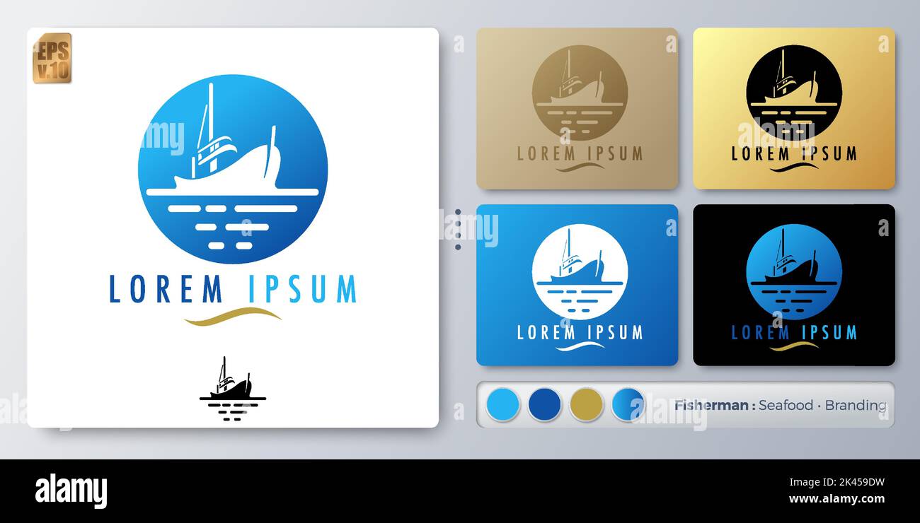 Yacht boat name Stock Vector Images - Alamy