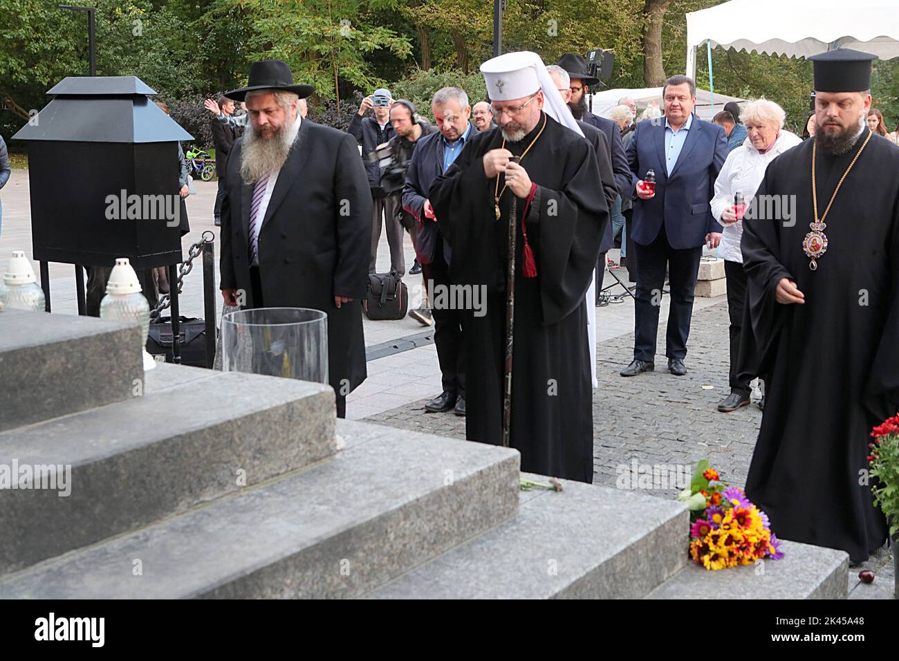 KYIV, UKRAINE - SEPTEMBER 29, 2022 - Chief Rabbi of Ukraine Moshe ...