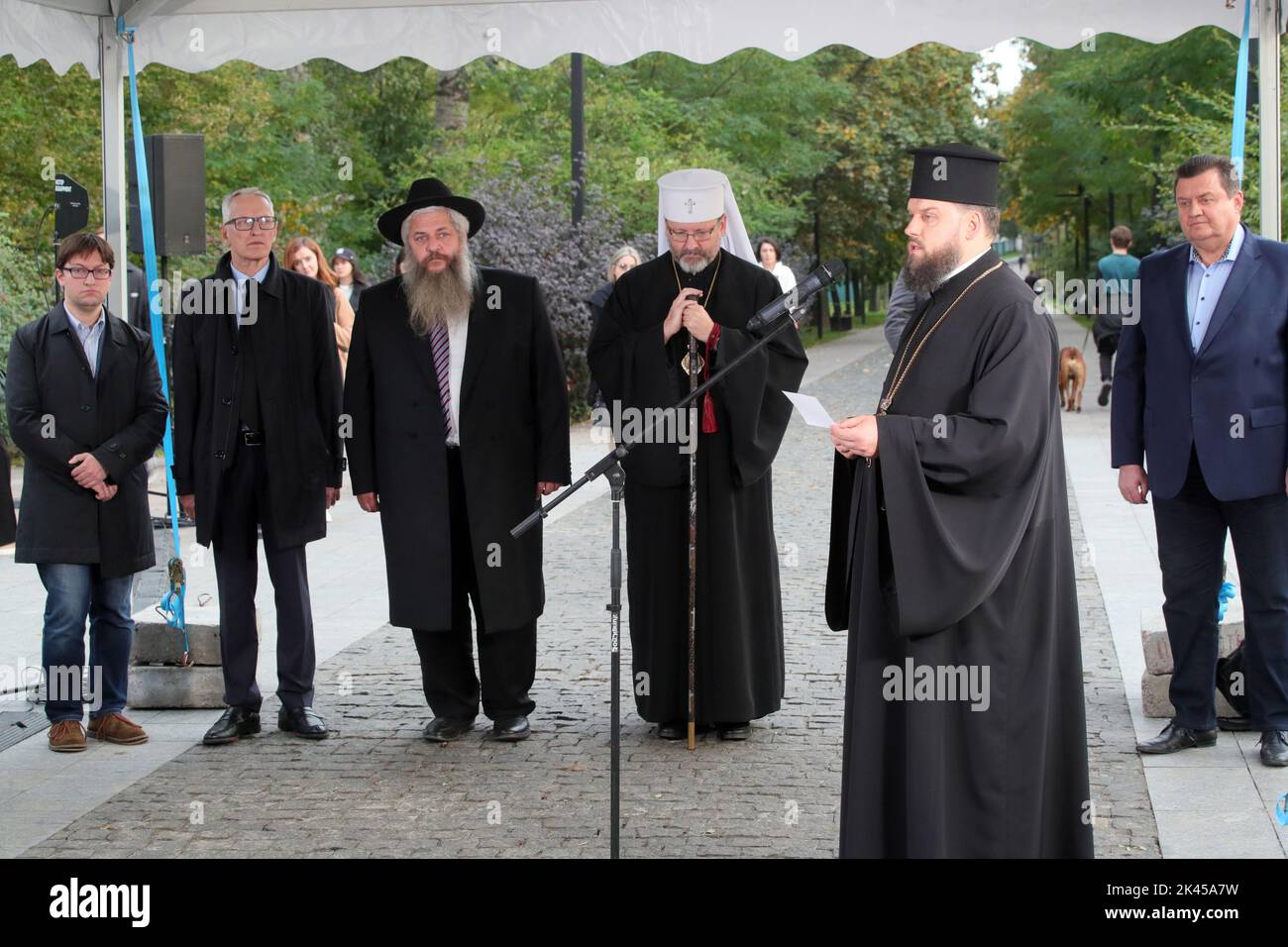 KYIV, UKRAINE - SEPTEMBER 29, 2022 - Chief Rabbi of Ukraine Moshe ...