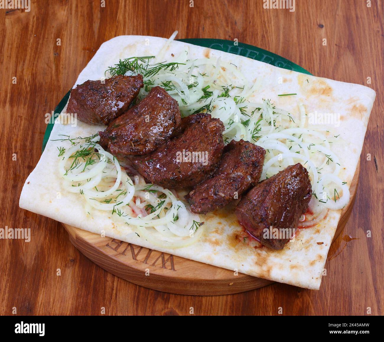 Traditional georgian kebab eggplant hi-res stock photography and images ...