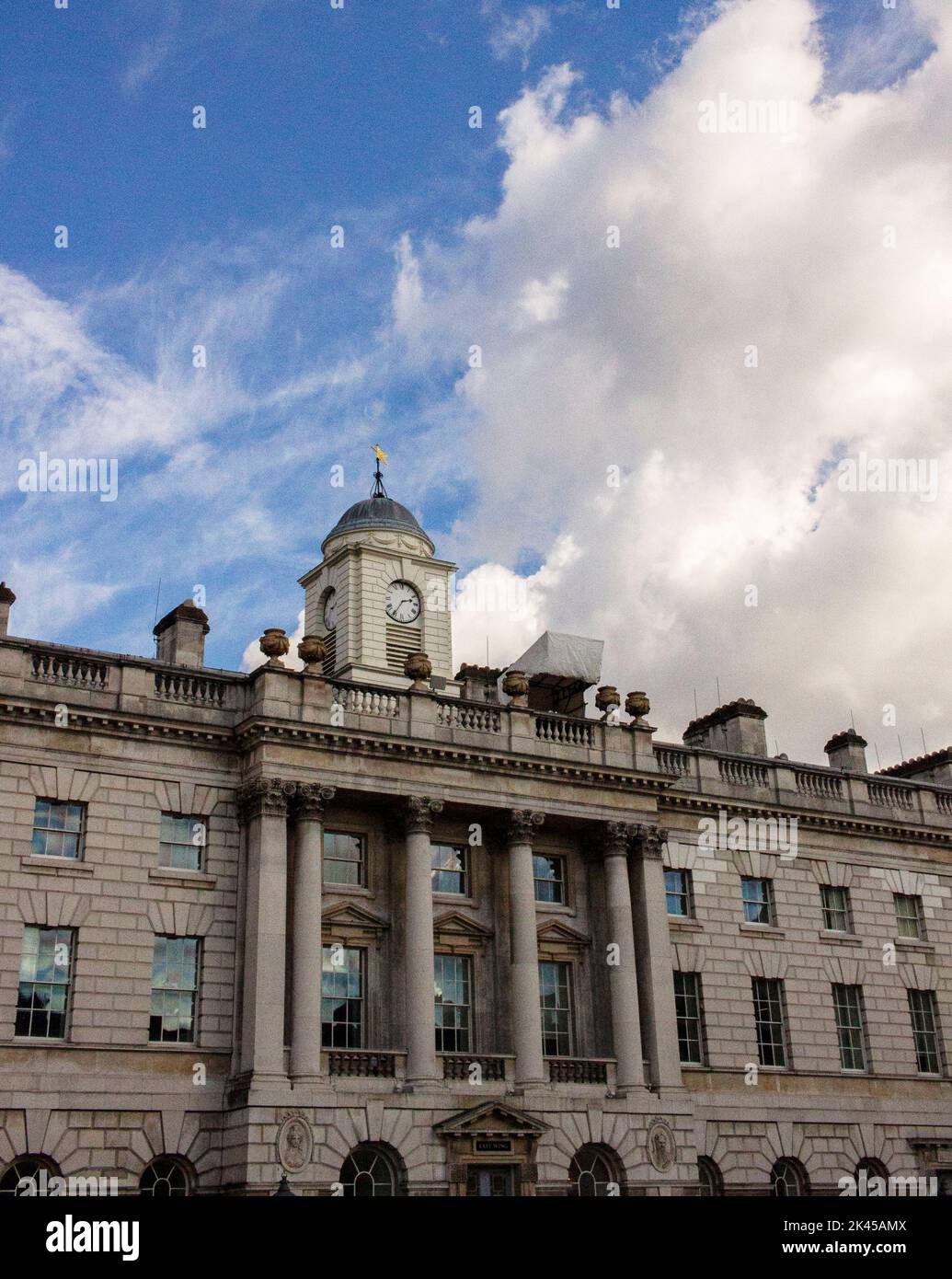 Somerset House, the Strand, London, UK; designed by Sir William ...