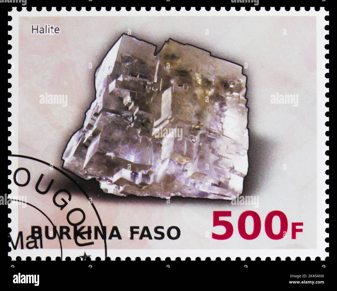 MOSCOW, RUSSIA - JUNE 17, 2022: Postage stamp printed in Burkina Faso ...
