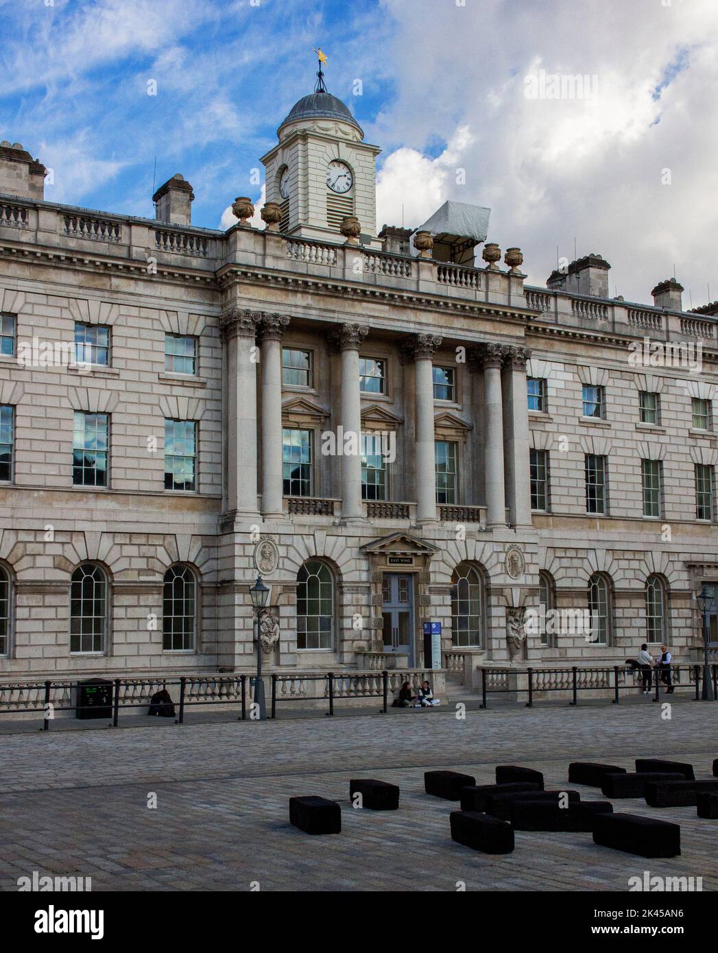 Somerset House, the Strand, London, UK; designed by Sir William ...