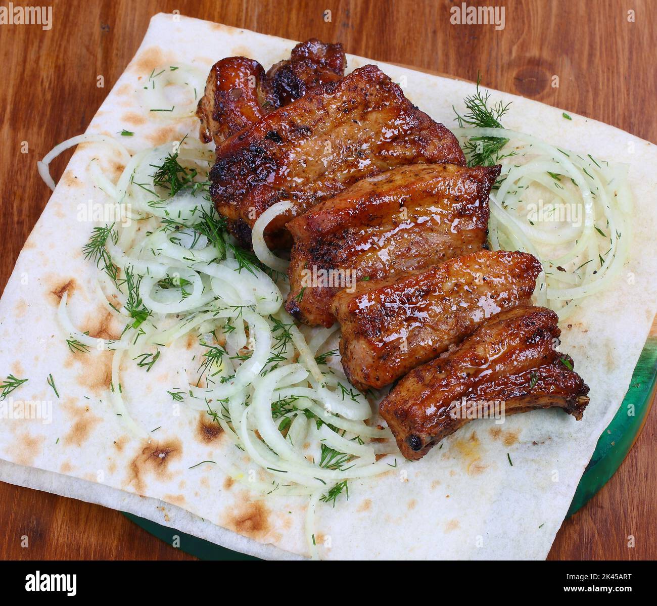 Traditional georgian kebab eggplant hi-res stock photography and images ...