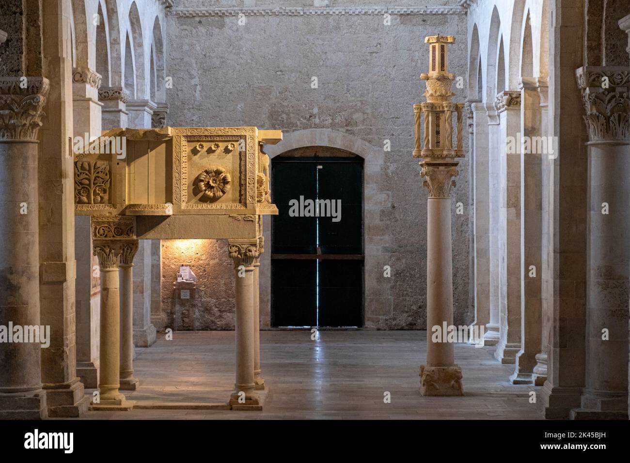 Abbey of San Clemente a Casauria, province of Pescara, Abruzzo, Italy ...