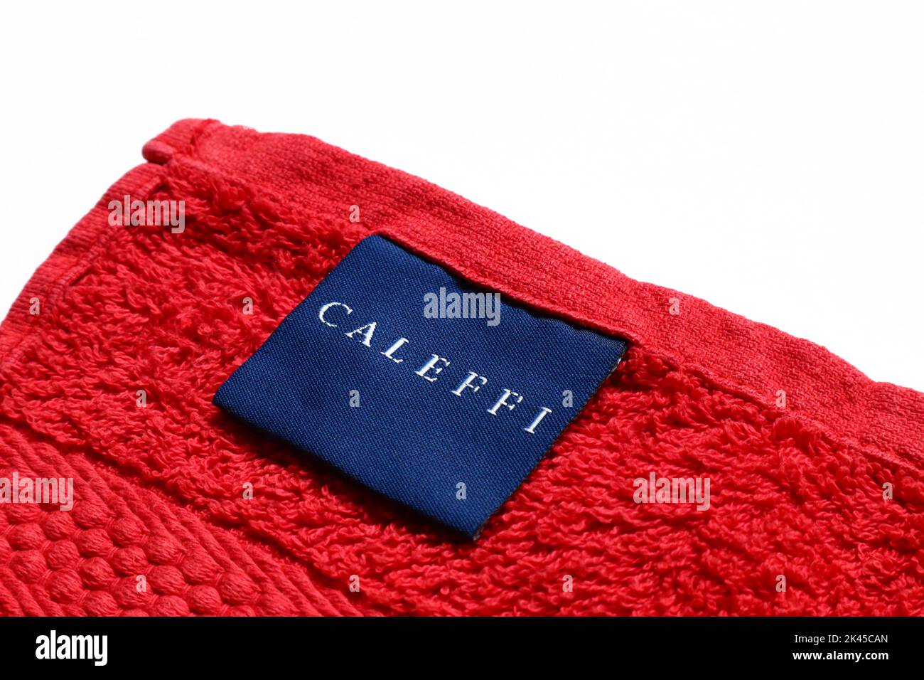 Bath towel label hi-res stock photography and images - Alamy