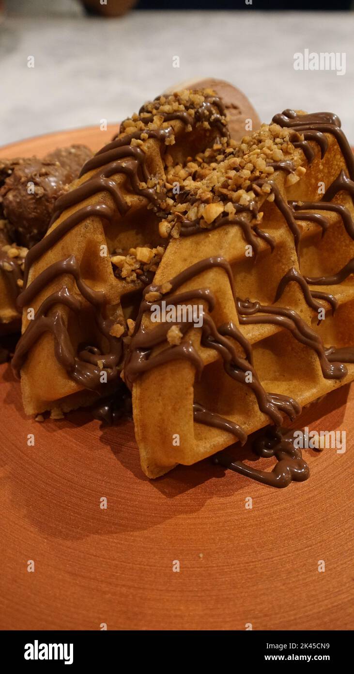 Desserts chocolate belgium hi-res stock photography and images - Alamy