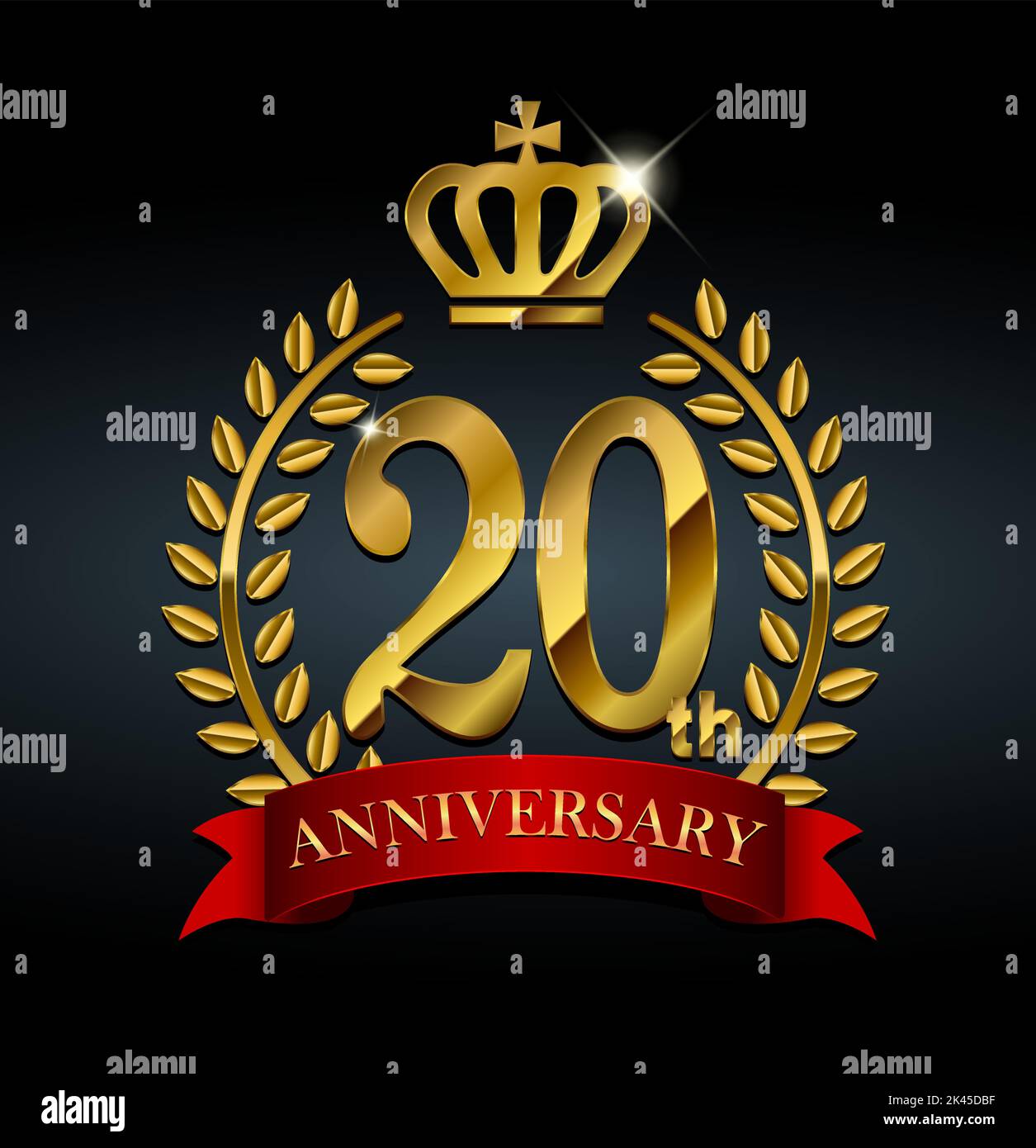 20th anniversary logo hi-res stock photography and images - Alamy