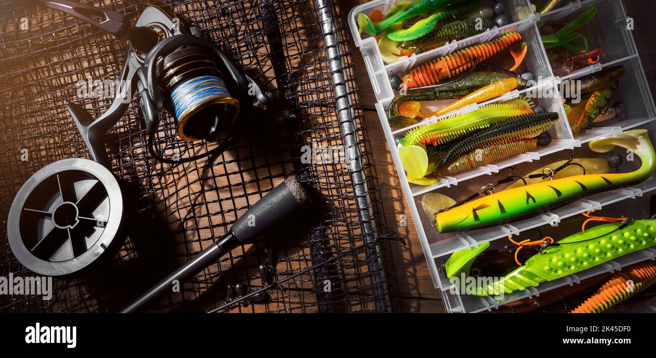 Tackle box hi-res stock photography and images - Alamy
