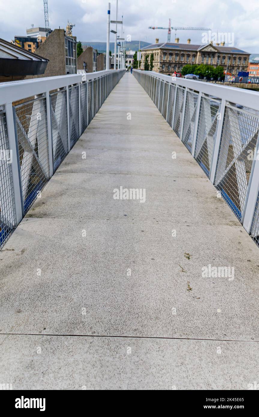 Original footbridge, before it was demolished and replaced by a larger ...