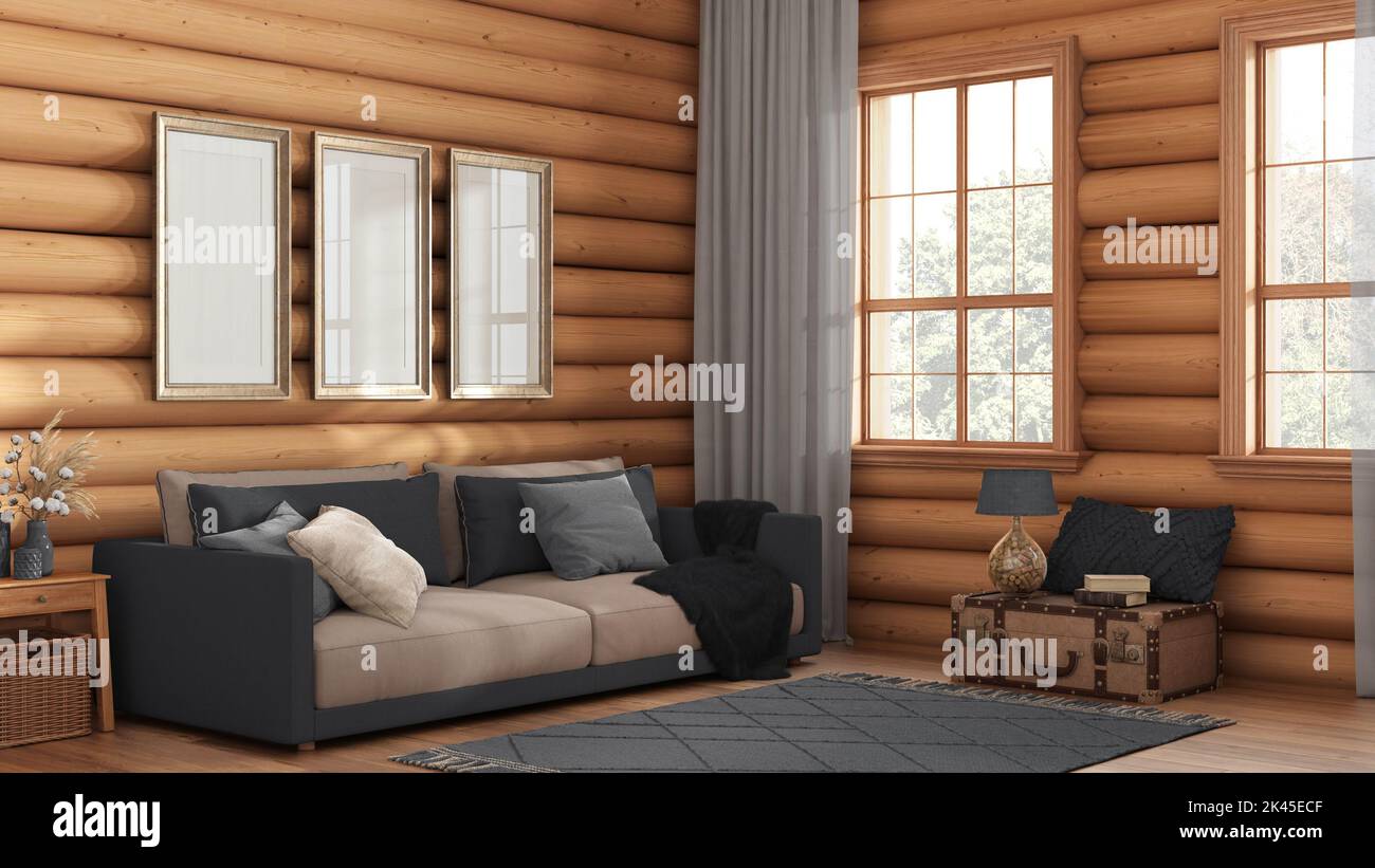 Gray Rustic Cabin Interior This Cabin Proves It's Actually Okay To